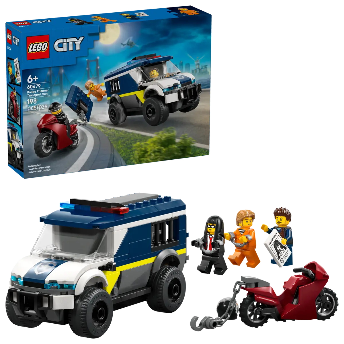 LEGO® City Police Prisoner Transport Van (60479) – Sir Troy's Toy Kingdom