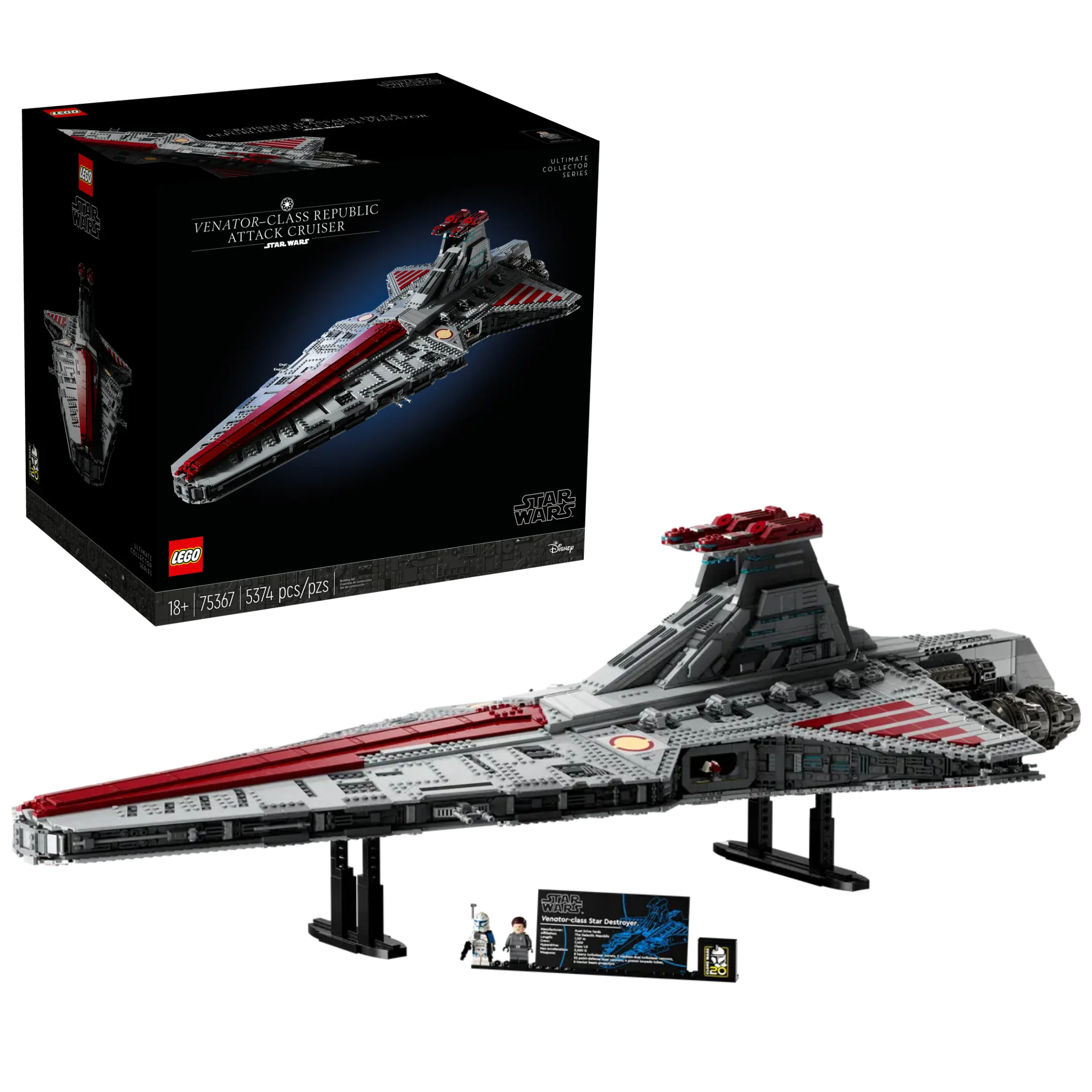 LEGO® Star Wars™ UCS Venator-Class Republic Attack Cruiser (75367 ...